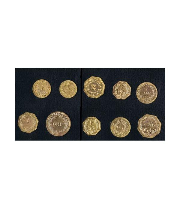 California Uncirculated Set Souvenir Gold Tokens (10)