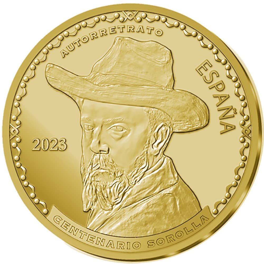 Moneda de España 200 euros 2023 Sorolla. Autorretrato. Oro