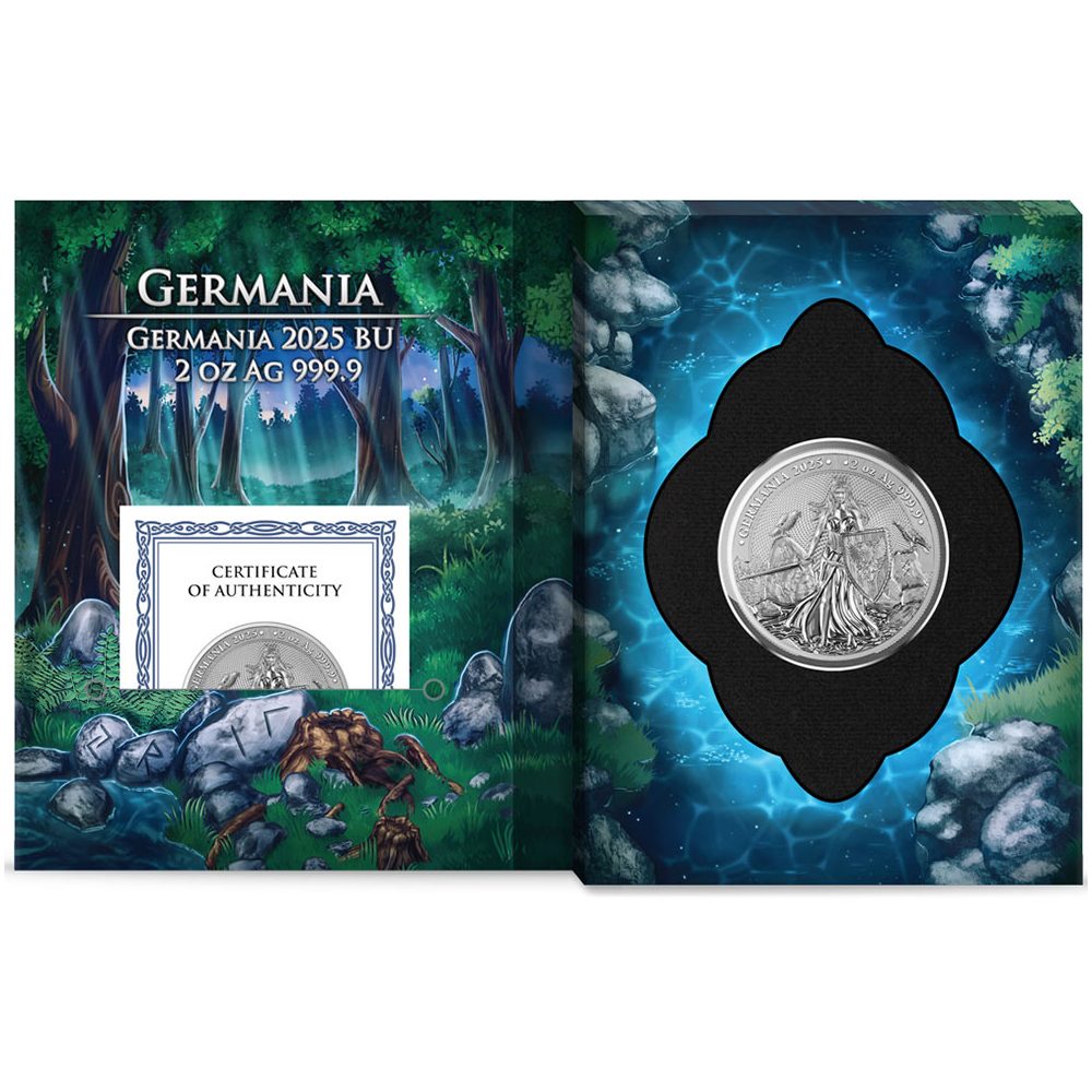 Moneda de Plata 10 Mark Alemania 2025 Germania.