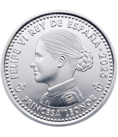 Moneda de España 40 euros 2025 Juan Sebastián Elcano. Color