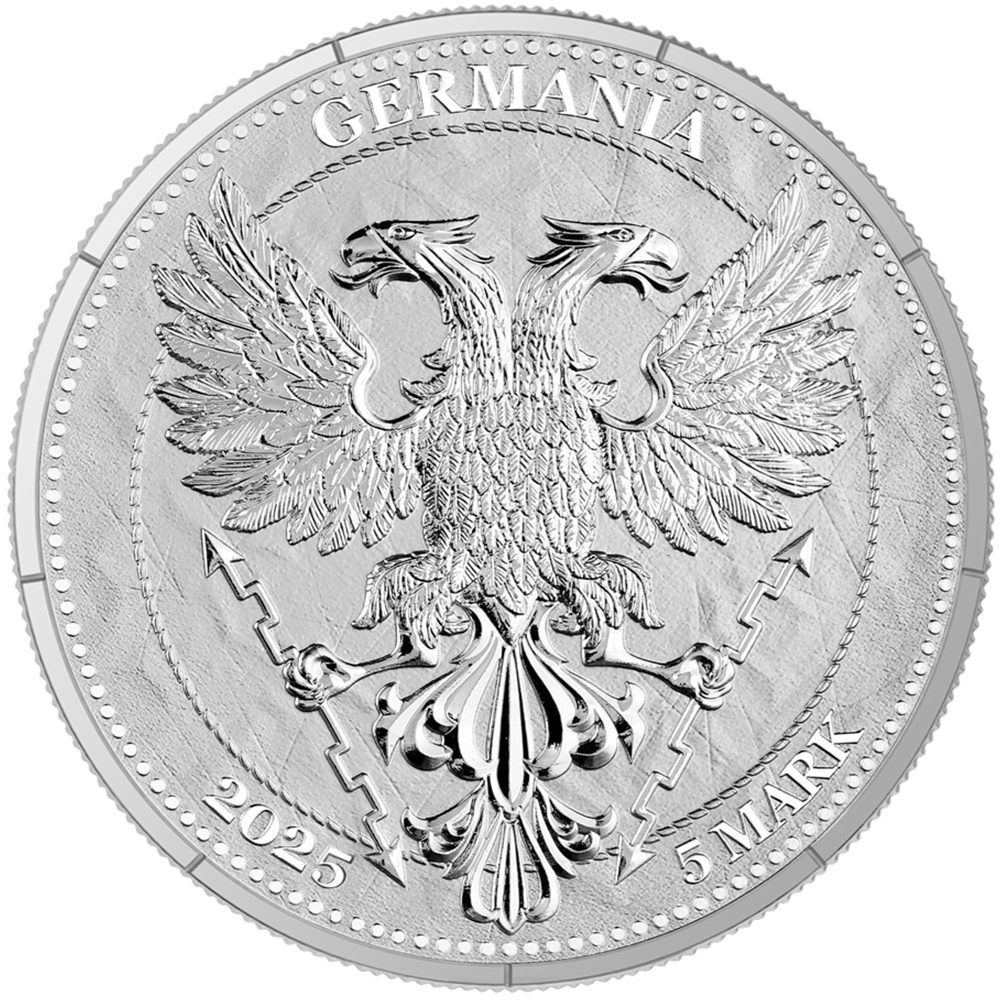 Moneda de plata Alemania 5 Mark 2025 Árbol de la Vida