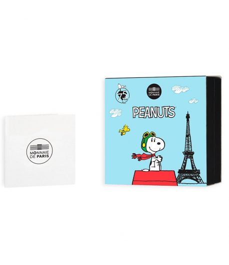 Moneda 10 euros de plata Francia 2025 Snoopy. Silueta Proof