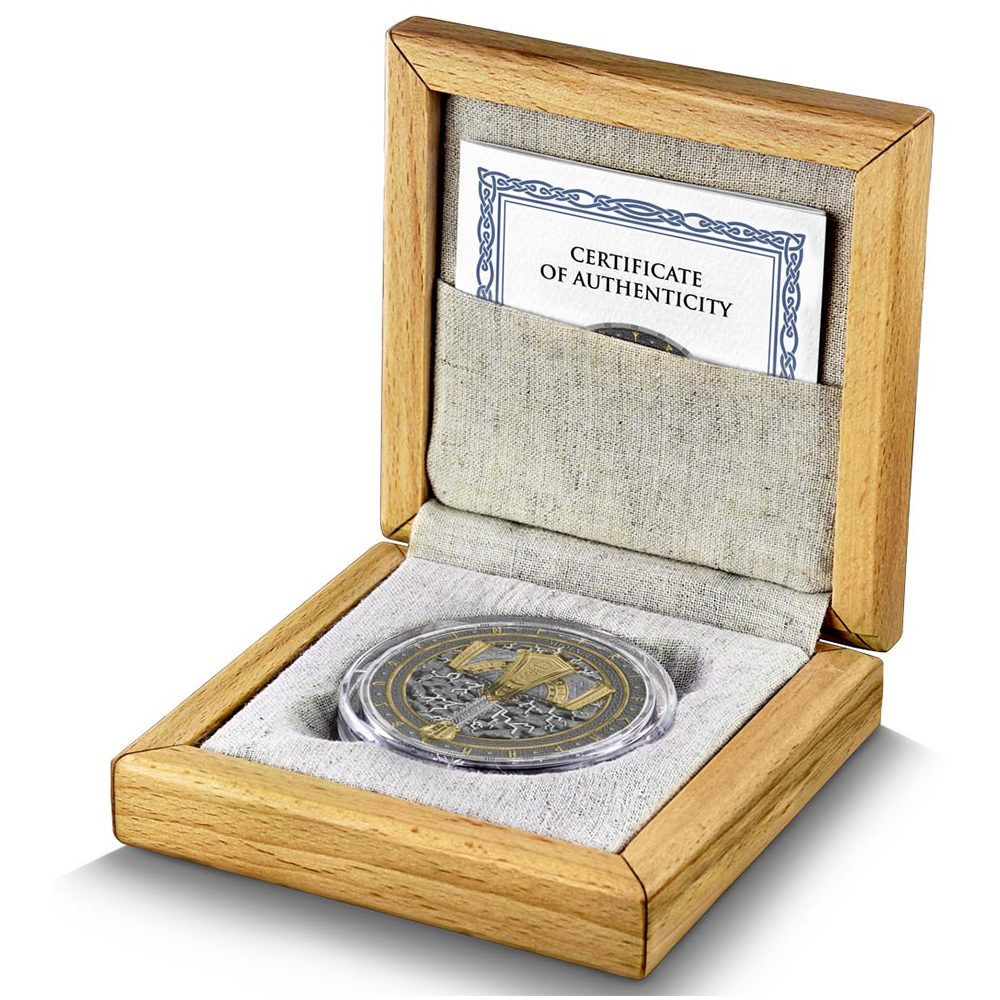 Moneda de Plata 10 Mark Alemania 2025 Martillo Thor. 2 onzas